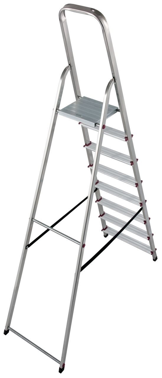 CORDA Standing step ladder 8 steps (01-000767) - Geokraus