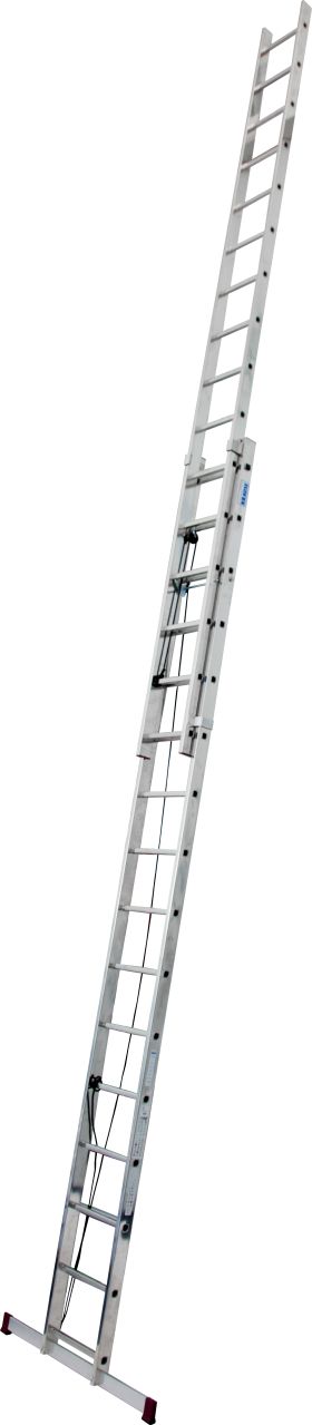 Rope operated extension ladder 2x16 (01-031525) - Geokraus