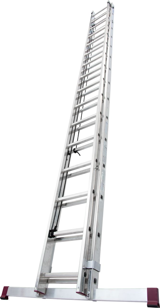 Rope operated extension ladder 2x16 (01-031525) - Geokraus